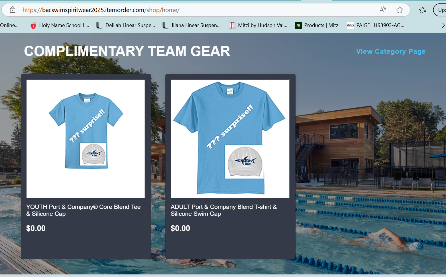 SHARK APPAREL Online Store OPEN! - Birmingham Athletic Club Sharks Swim ...